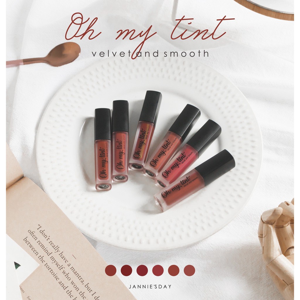OH MY TINT Velvet And Smooth by 2P โอ้ มาย ทินท์ ลิปเนื้อละมุน ...