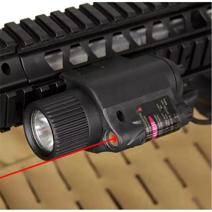 (ส่งฟรี) Red Laser Pointer 9908 (ไฟฉายในตัว) เลเซอร์ติดปืน เลเซอร์แดง เลเซอร์พกพา 3 โหมด 5Gqs ...