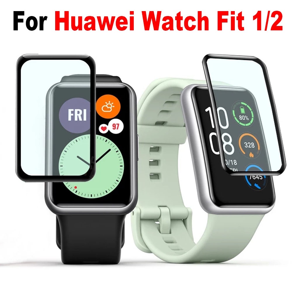 ฟิล์มไฮโดรเจล แบบเต็มจอ สําหรับ Huawei Watch Fit Fit 2 Fit Mini Fit New