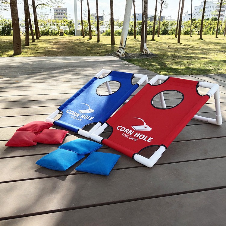Sandbag Throwing Toy Cornhole Outdoor Game Quasi Corn Hole Target Board ...