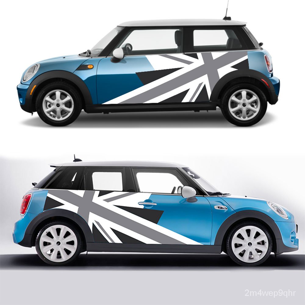 Union Jack Car Exterior Door Side Body Stickers Decal For MINI Cooper ...