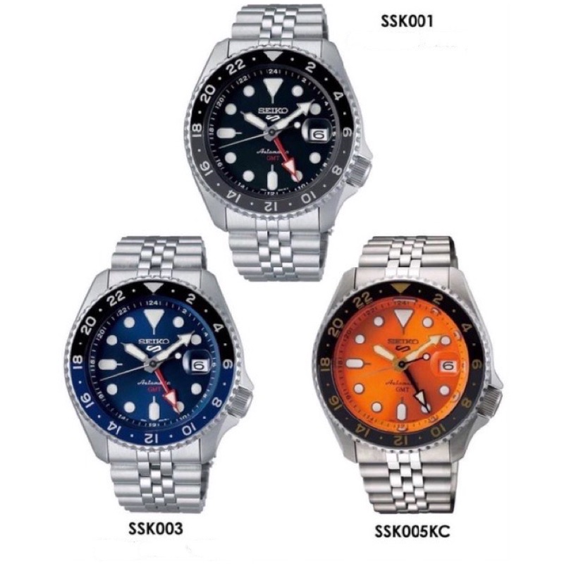 SEIKO 5 Spots GMT Automatic รุ่น SSK001K SSK003K SSK005K - korakrin ...