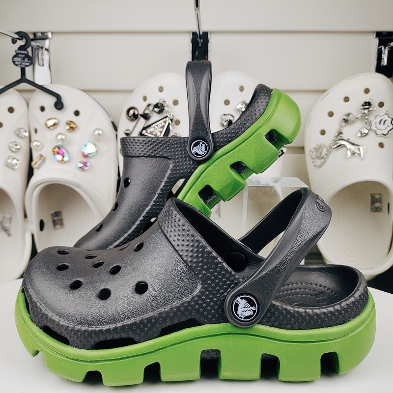 รองเท้าแตะ Crocs Duet Sport Clog ของแท้ เหมาะกับเดินชายหาด สําหรับ ...