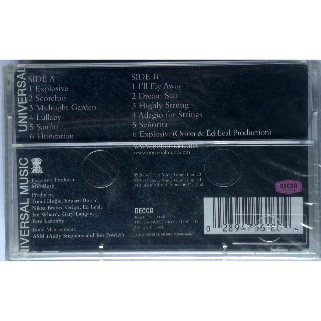 Cassette Tape เทปคาสเซ็ตเพลง Bond Classified ลิขสิทธิ์ ซีล ...