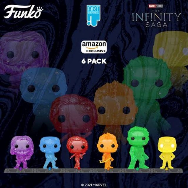 Funko POP Marvel Infinity Saga 6 Pack Artist Series Amazon Exclusives ...