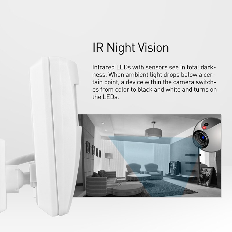 POE 940nm 3MP PIR กล้อง IP H.265 1296 P/1080 P Night Vision HD Mini LED ...