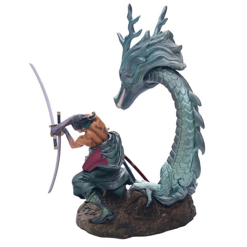 one piece zo โมเดลตุ๊กตามังกรสีเงินความสูง 26 ซม. ของเล่นสําหรับเด็ก ...