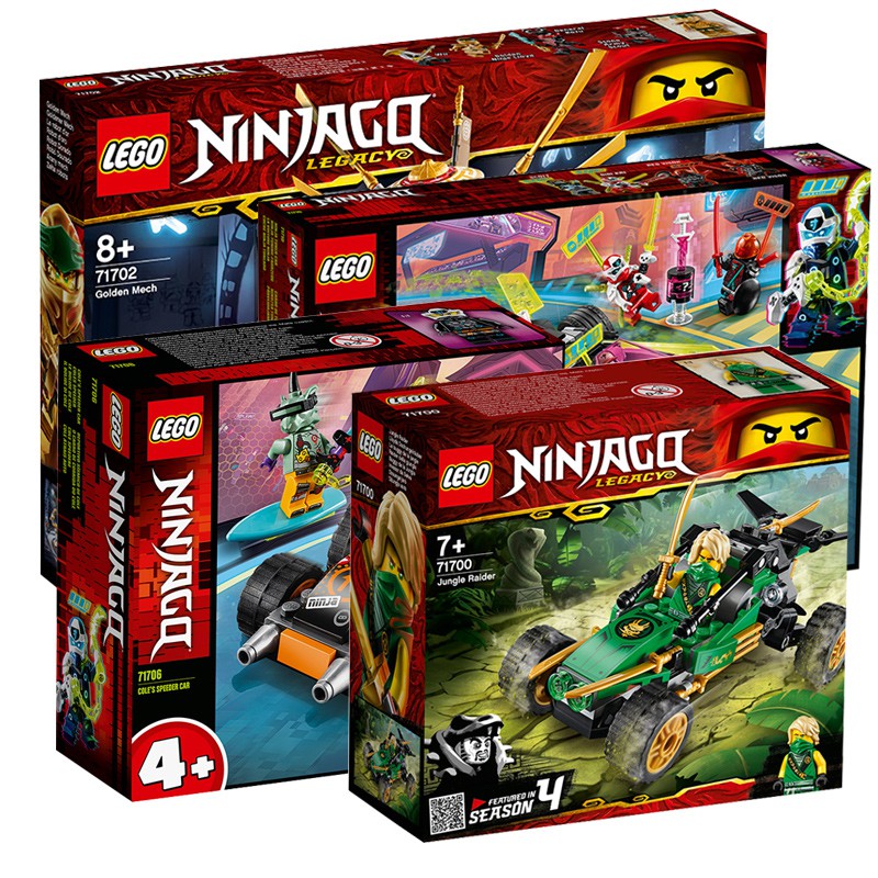 Lego Phantom Ninja 2020 ผลิตภัณฑ์ใหม่ minifigure dragon gold mech ...
