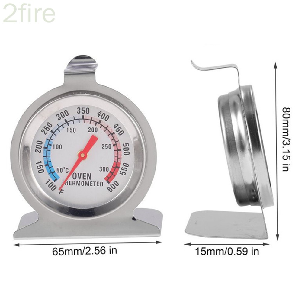 Food Meat Grill Stand Up Dial Oven Thermometer Stainless Steel Kitchen ...