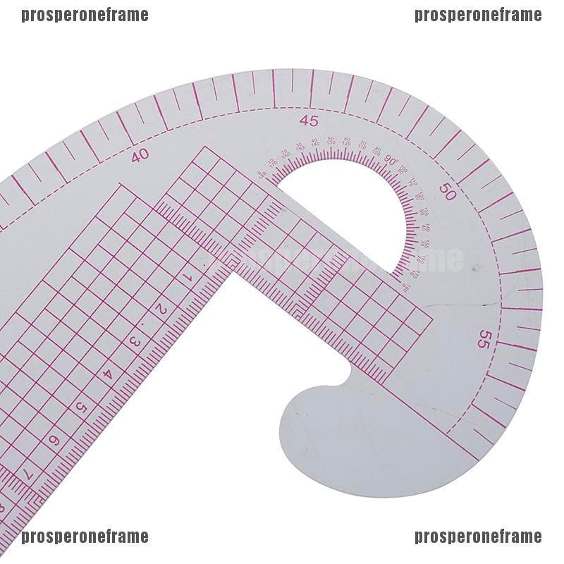 Plastic Curve Metric Sewing Ruler 360 Degree Bend Set Grading Ccurve Ru ...