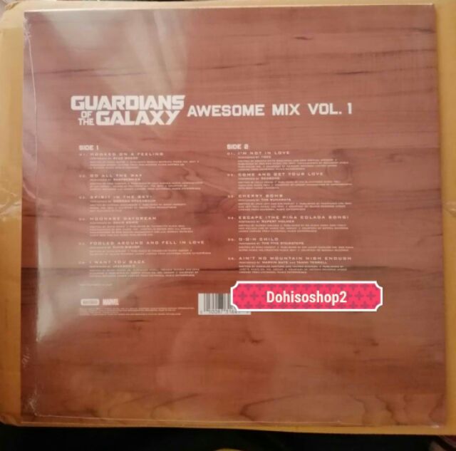แผ่นเสียงของใหม่ ซีลของแท้ awsome mix vol.1 guardians of the galaxy ...