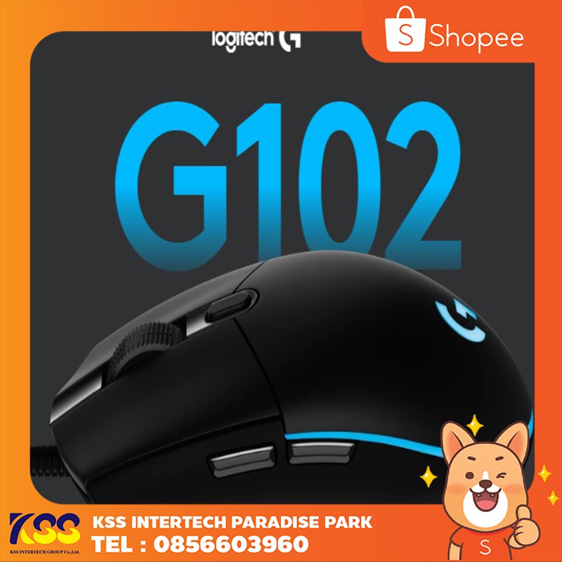 LOGITECH OPTICAL MOUSE (G102) PRODIGY GAMING BLACK - kssparadise - ThaiPick