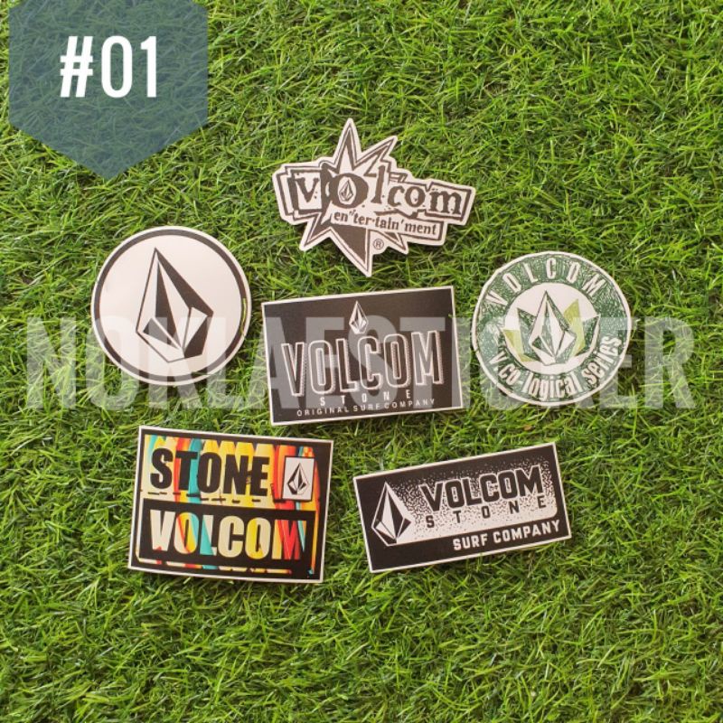 Stickers Volcomวอค่อมสติ๊กเกอร์เคลือบด้านกันน้ำกันรอยอย่างดี ...