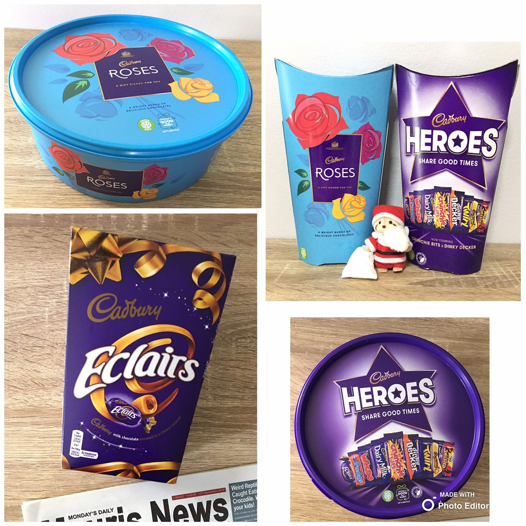 MARS Cadbury Roses 290g 600g Cadbury Heroes 290g 600g. ชอคโกแลตนม Mars ...