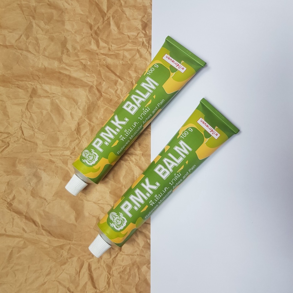พีเอ็มเคบาล์ม P.M.K. BALM ครีมนวดบรรเทาอาการปวด ยานวดคลายเส้น เส้นตึง ...
