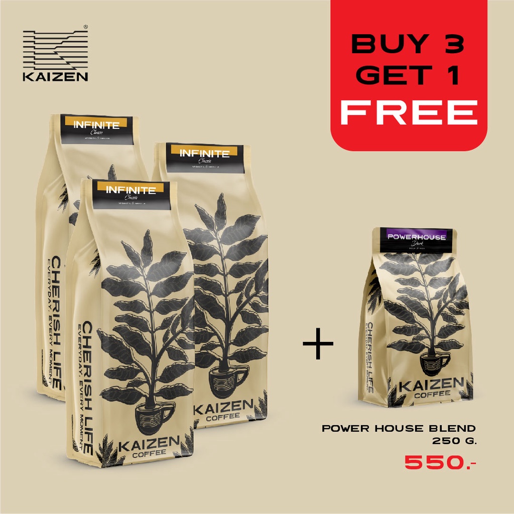 Kaizen coffee Infinite blend - Buy 3 Get 1 Free | Shopee Thailand