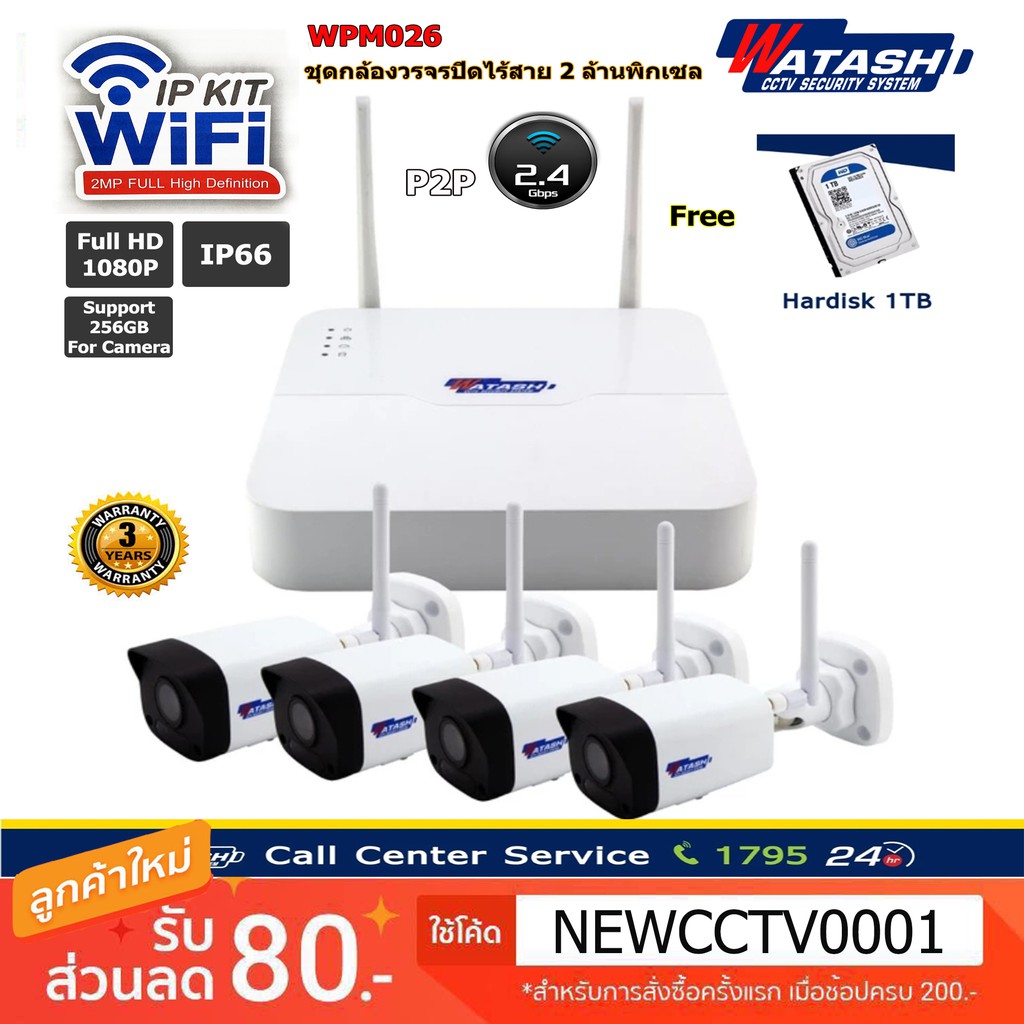IP Wi-Fi Kit Set Network Camera - k.anusorn37 - ThaiPick