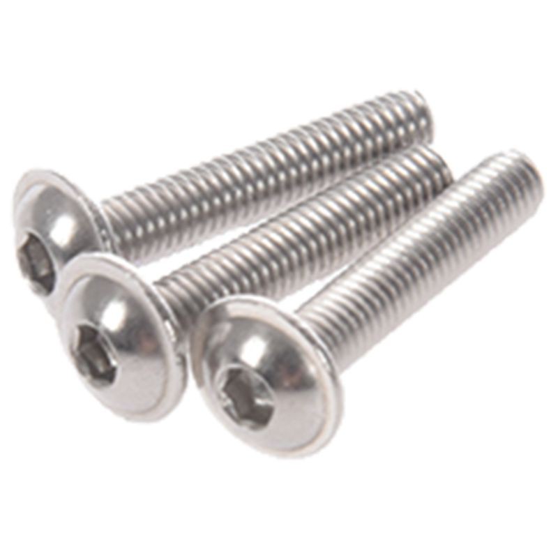 Stainless Hex Socket Flanged Button Head Hex Screws Screws Silver 50pcs ...