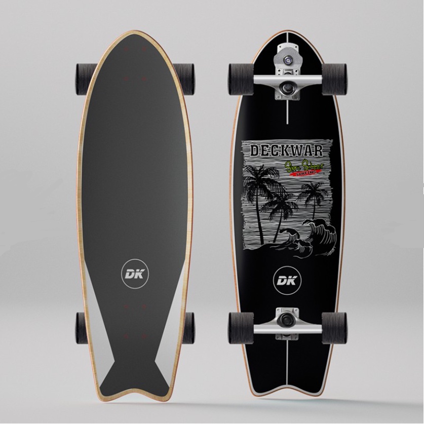 พร้อมส่ง ส่งFree CX7 เซิร์ฟสเก็ต DK Surfskate Board เซิฟสเก็ต Deckwar 32 นิ้ว CX7 Surf ...