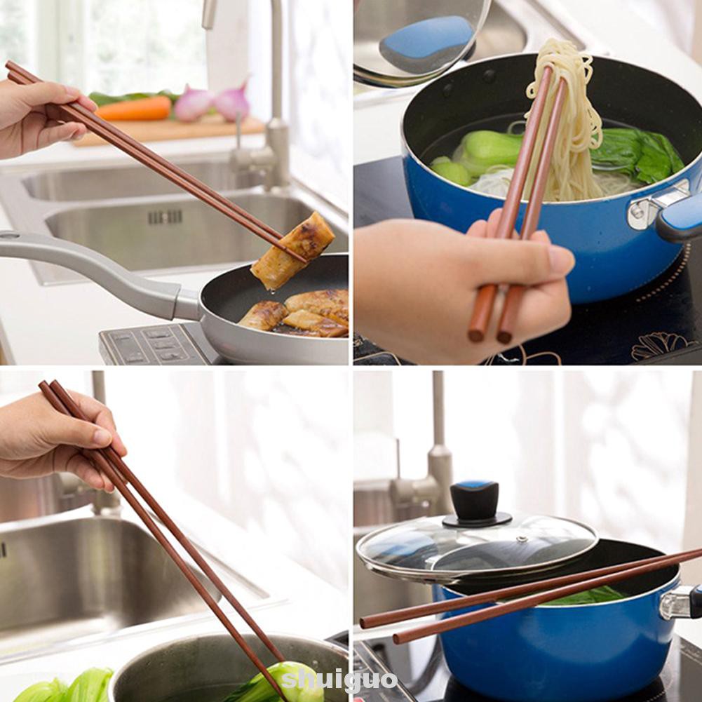 42cm Wooden Chopsticks Hot Pot Kitchen Tools Food Sticks - shuiguo.th ...