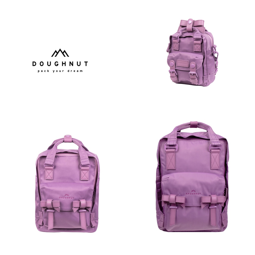 DOUGHNUT BAG MACAROON RIBBON SERIES GROUP PURPLE TULIP กระเป๋าโดนัท ...