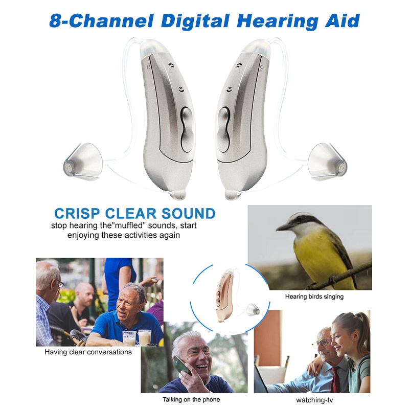 Severe Loss Original Digital BTE Hearing Aid Digital Hearing Aid ...