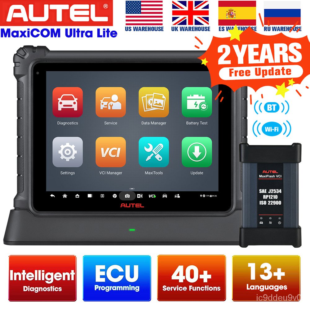 Autel MaxiCOM Ultra Lite Car Professional ECU ProgrammingampCoding ...