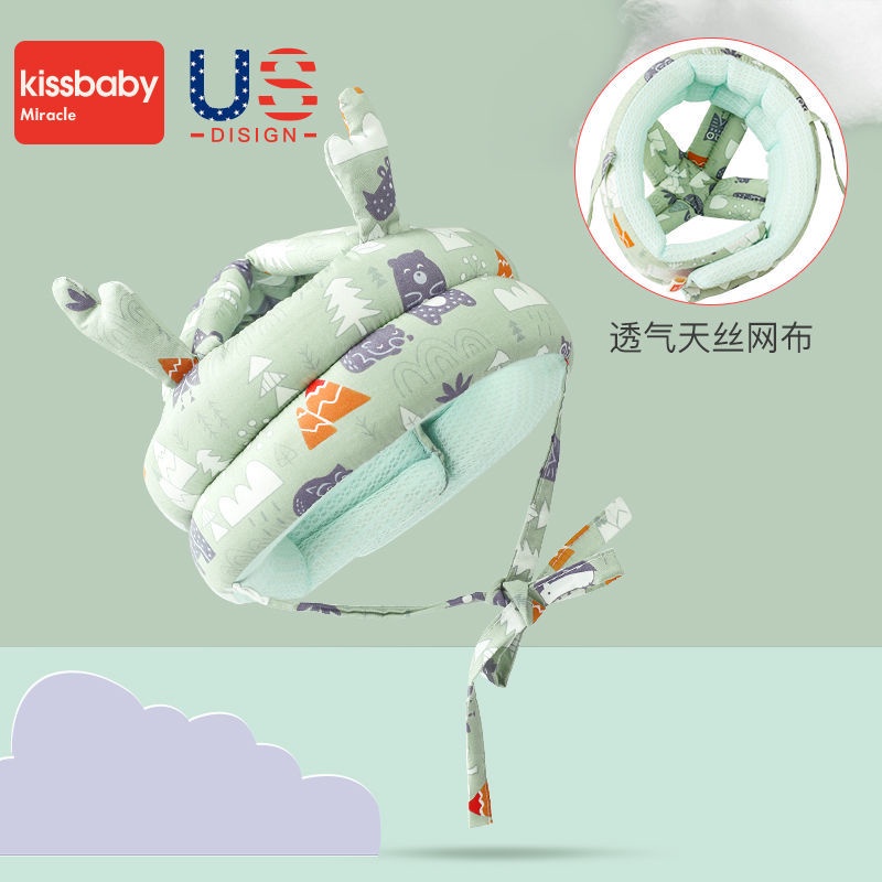 Baby Anti-fall Artifact Toddler Head Guard Headrest Anti-collision Cap ...