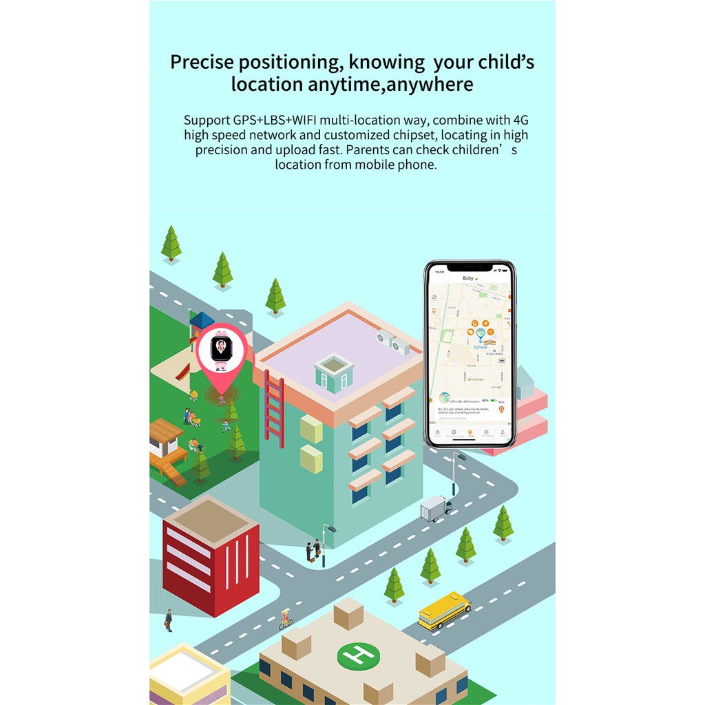 นาฬิกาเด็ก รุ่นT8W วัดอุณหภูมิได้ กันน้ำIP67 รองรับภาษาไทย,video call ...