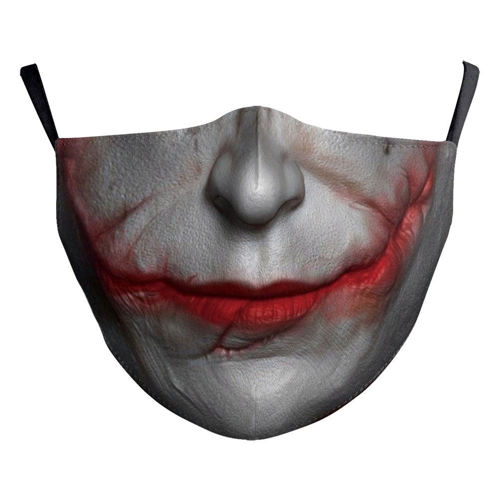 Funny Adult Cosplay Pinhead Clown Skull Masks Women Men Face Mouth ...