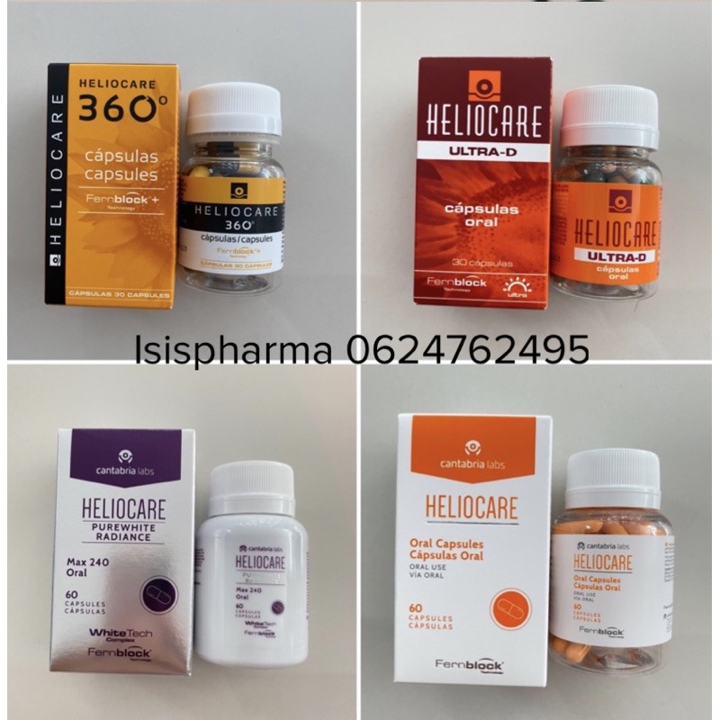 ส่งฟรีHeliocare Pure white Advance Oral Ultra-D heliocare360วิตามินกัน ...