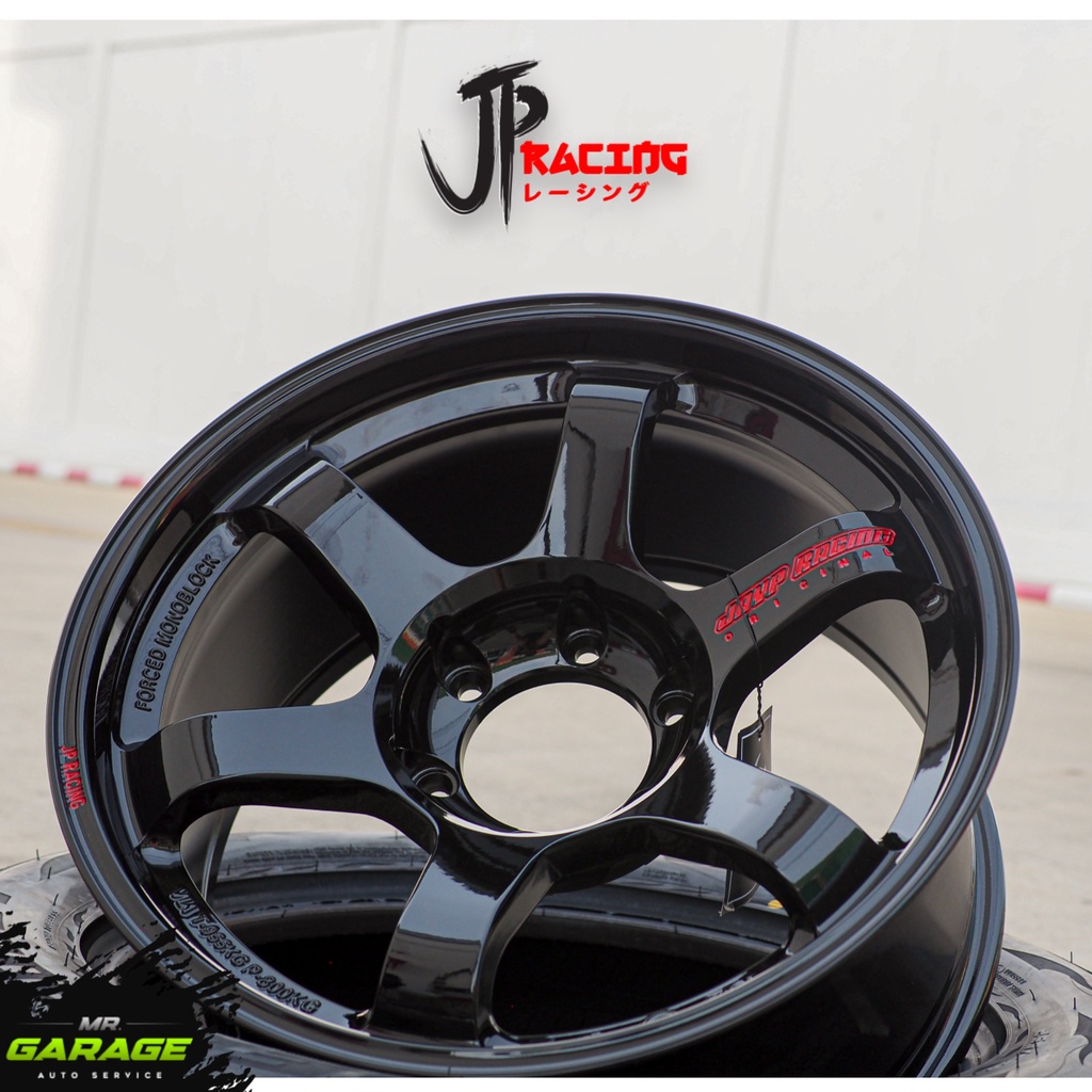 (ส่งฟรี) แม็กTE37 SUV (Flow Forming)18x9.0 6รู 139.7 ET0 ก้านยก สีดำ หยอดแดง (24 วง) - mr ...