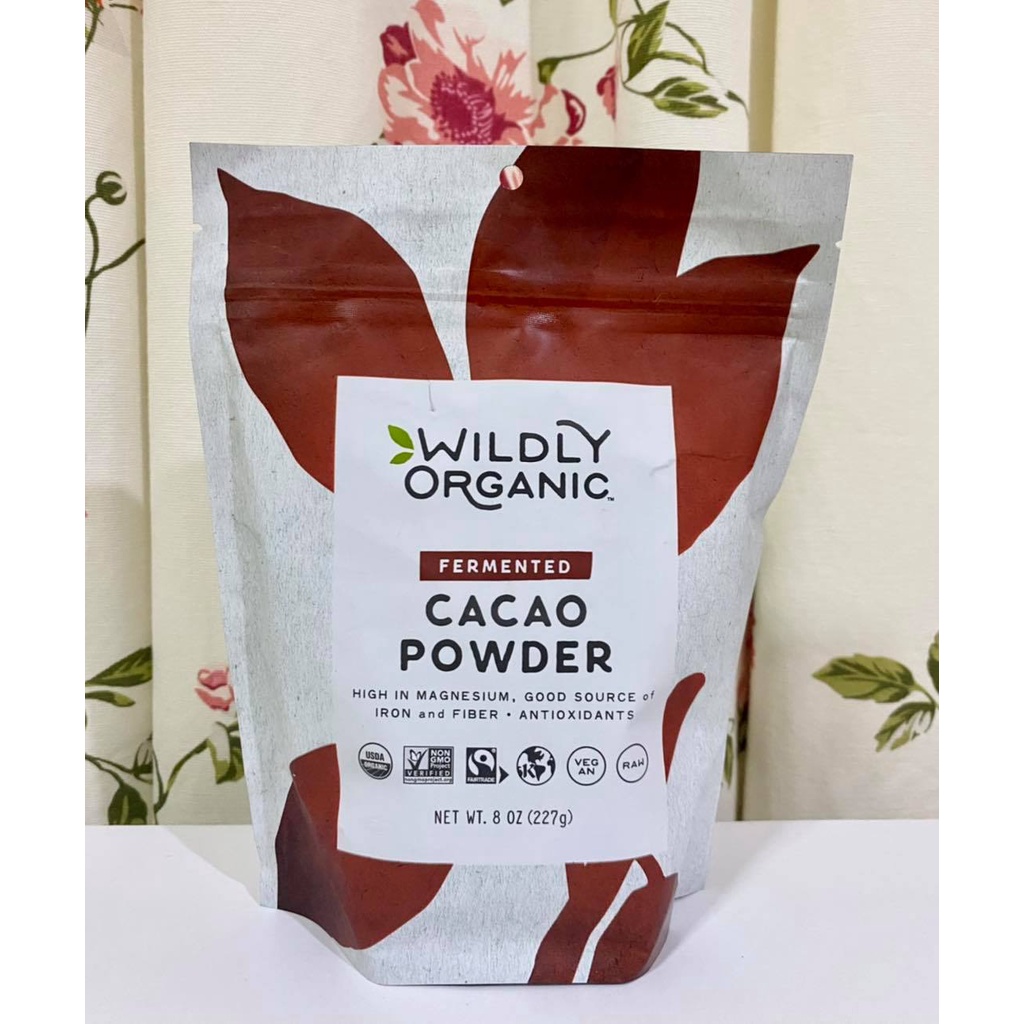 ส่งฟรี ผงคาเคาออร์แกนิค Wildly Organic - Fermented Cacao Powder ...