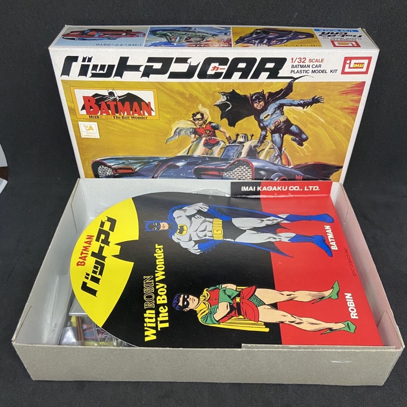 Batman Car with Robin The Boy Wonder IMAI 132 Plastic Model Kit 1984 ...