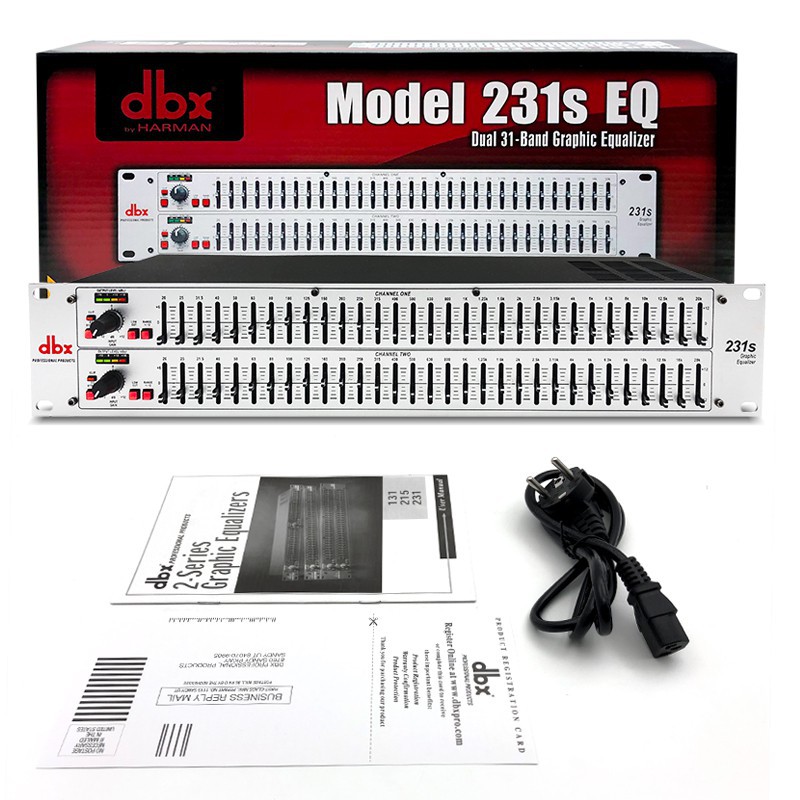 DBX EQ231S Professional Equalizer Dual Band Bass 31 Channel AI-PAISARN ...