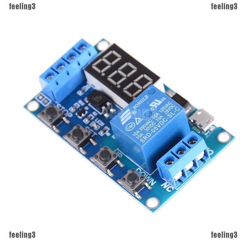 ADA 6v-30v Relay Module Switch Trigger Time Delay Circuit Timer Cycle Adjustab - feeling3.th ...