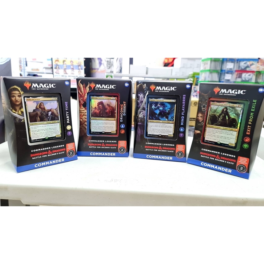 MTG COMMANDER LEGENDS: BATTLE FOR BALDUR'S GATE COMMANDER DECK , Magic ...