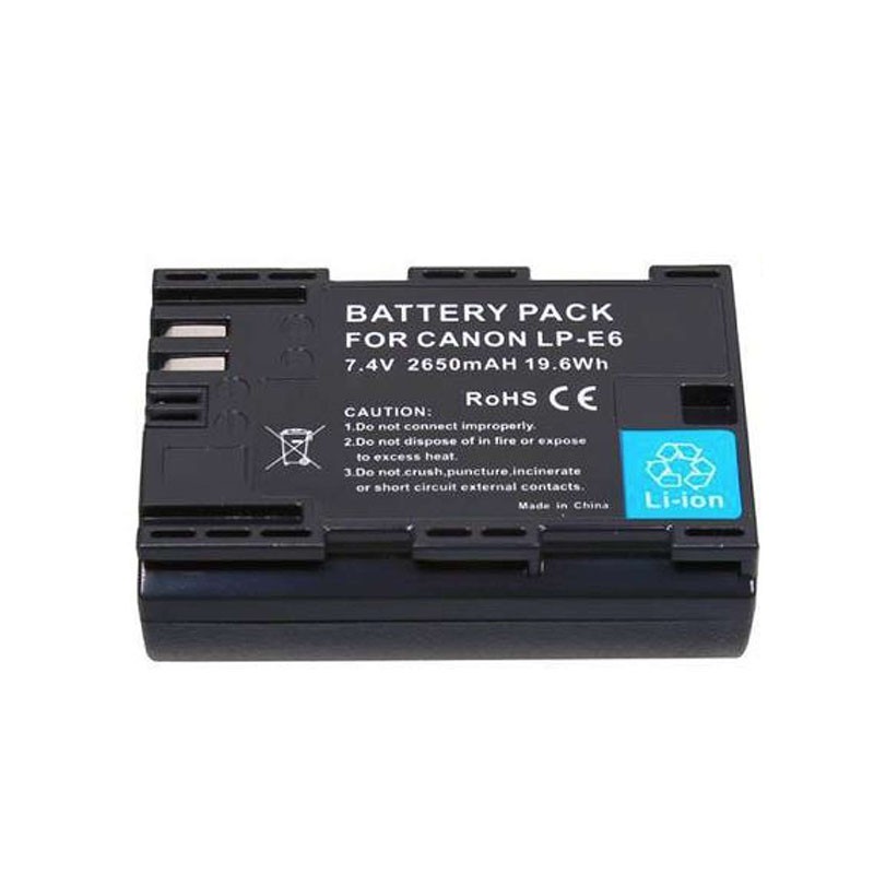 2 ก้อน BATTERY LP-E6 for Canon แบตเทียบคุณภาพดี LP-E6 Battery for Canon ...