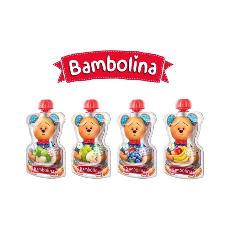 Bambolina 12ชิ้น อาหารเสริมสำหรับเด็กเล็กและทารก อาหารเสริมเด็ก เป็น ...