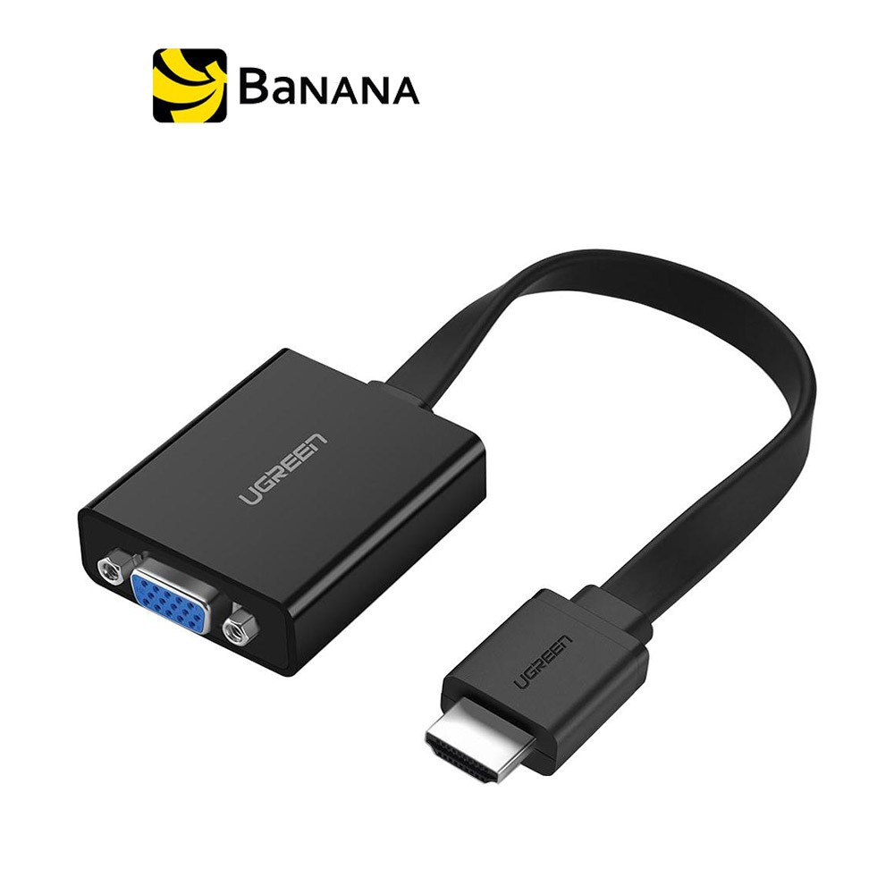 Ugreen Adapter HDMI Male to VGA Converter 3.5mm Audio Black (40248) | Shopee Thailand