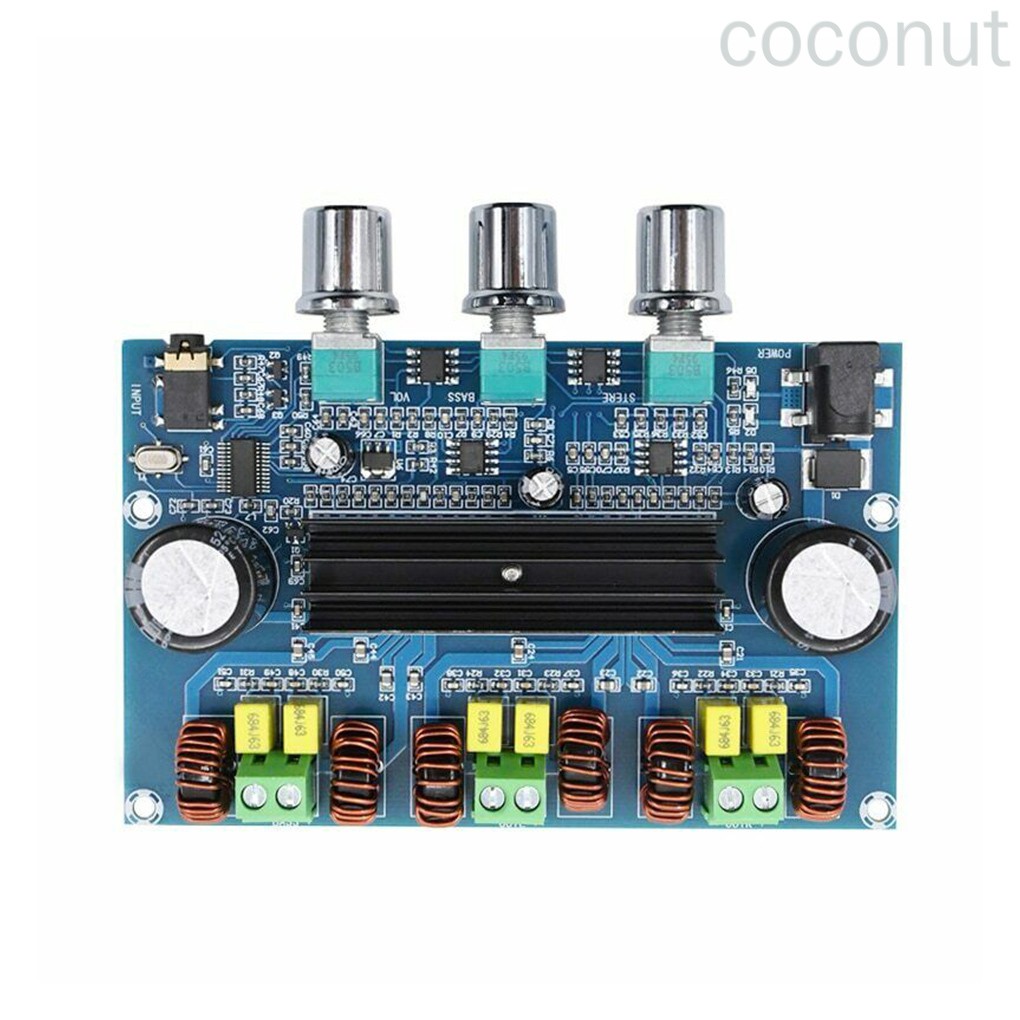 POWER CHANNEL บอร์ดโมดูลขยายเสียงดิจิตอลบลูทูธ 5 . 0 Audio Channel Bass ...