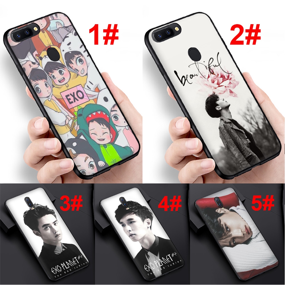 เคสโทรศัพท์มือถือลาย Kpop Exo สําหรับ Oppo A 3s A 5 A 5 A 7 A 7 X A 37 ...