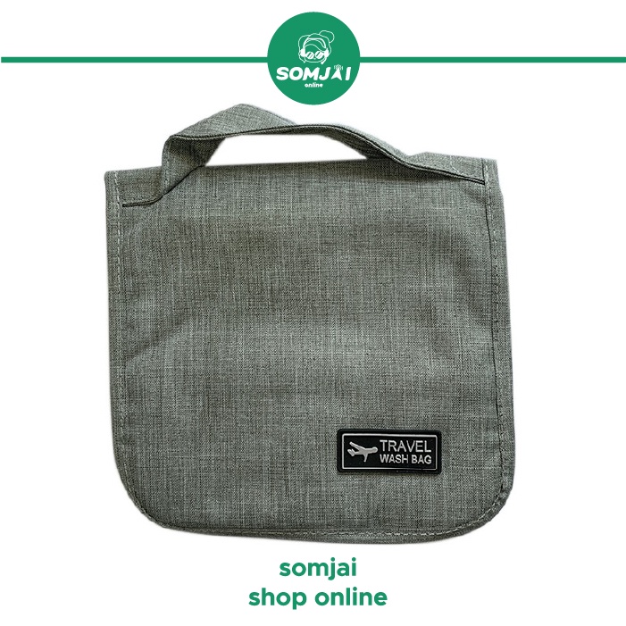 Somjai Selected กระเป๋าใส่ของขนาดพกพา ดีไซน์ซิปด้านใน - somjaishoponline - ThaiPick