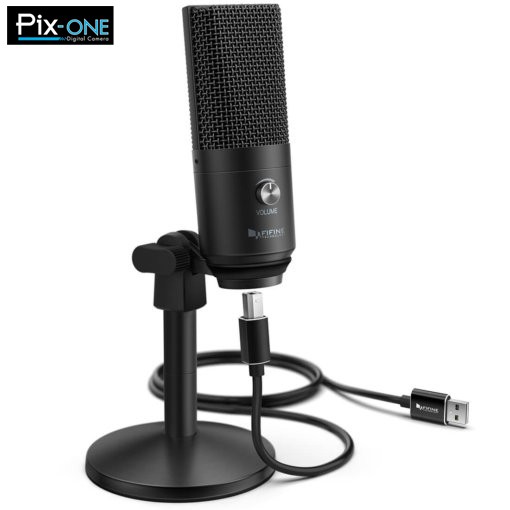 FIFINE K670 USB MICROPHONE สีดำ รับประกันศูนย์ | Shopee Thailand