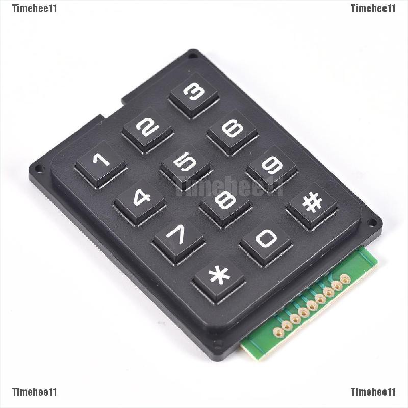 thimHEEPortable 4 x 3 Matrix Array 12 Keys 43 Switch Keypad Keyboard ...