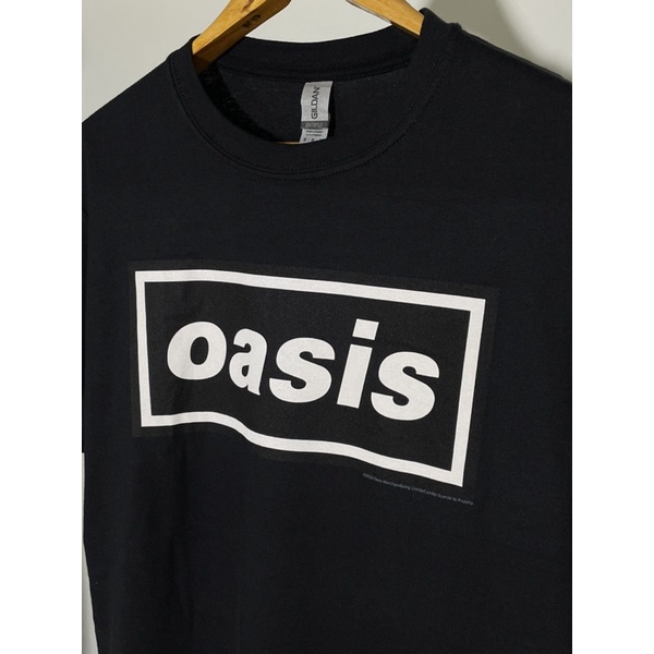 เสื้อวงมือหนึ่งลิขสิทธิ์แท้ นำเข้าUK OASIS BOX LOGO (2020) Size M มือ1 ...