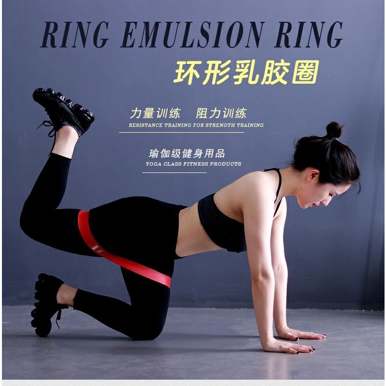 Circular energy latex circle resistance with strong and hand Ring Band ...