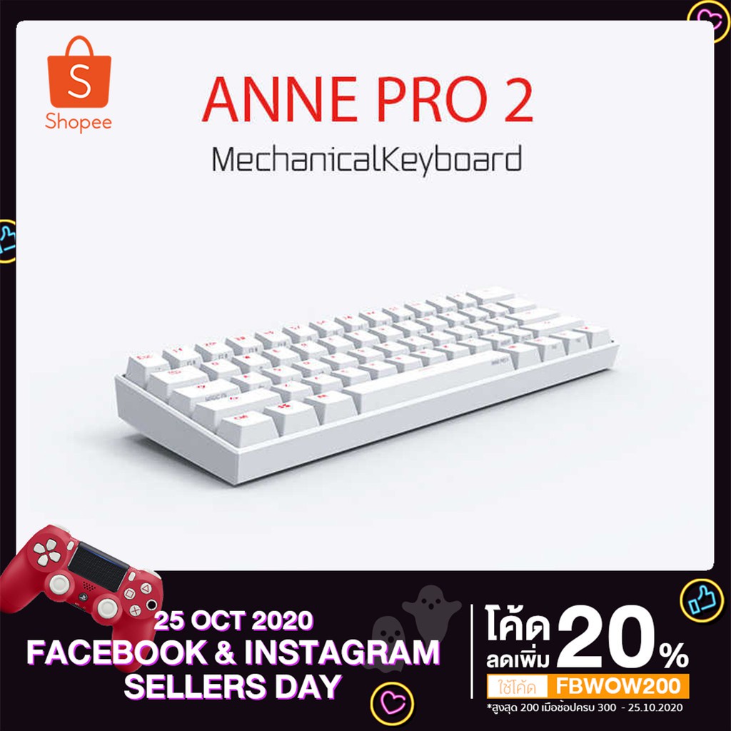 พร้อมส่ง ANNE PRO 2 MECHANICAL RGB WIRELESS KEYBOARD 60 รุ่นใหม่ล่าสุด ...