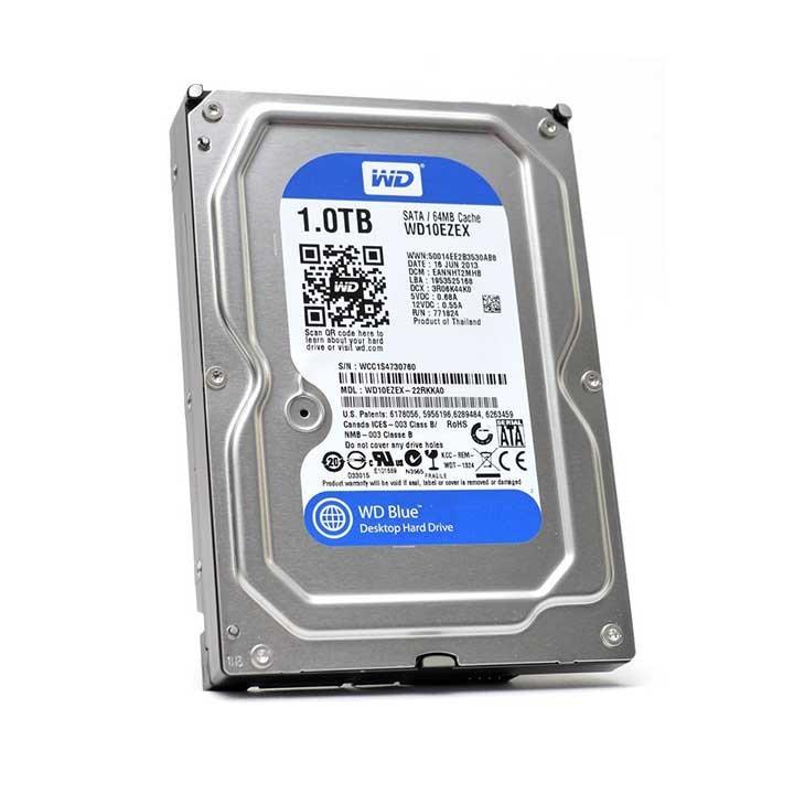 Western Digital 1TB 7200 64MB SATA3 3.5" WD10EZEX Blue Internal Hard ...