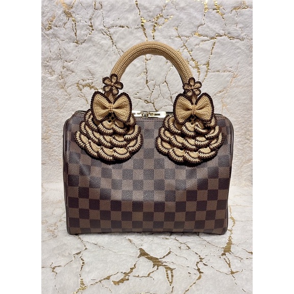 หูหุ้มกระเป๋าถัก LV Speedy 253035 ขนาดยาว10นิ้ว - spshandmade - ThaiPick